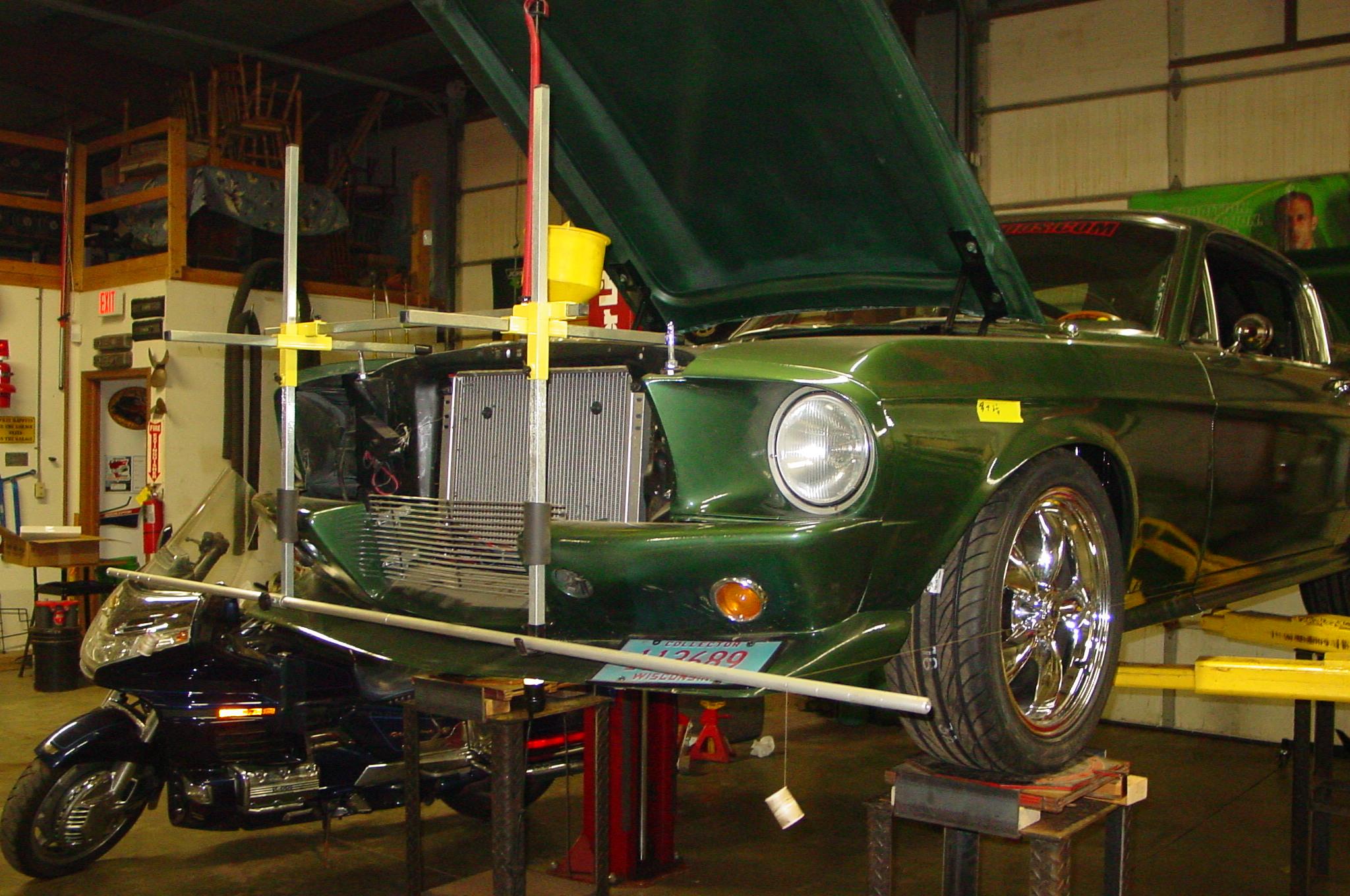 67 Mustang Fastback, 4 speed, 4 link, Tubbed, Roll Cage, Coil Overs ...